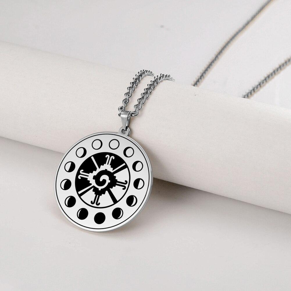 Mayan pendant of hunab ku - the lucky door