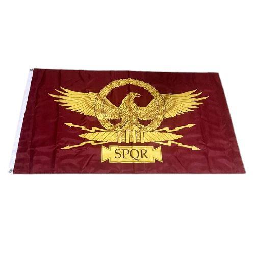 Flag of ancient rome - the gate of happiness